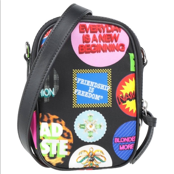 Versace | Bags | Versace Sticker Print Crossbody Bag | Poshmark